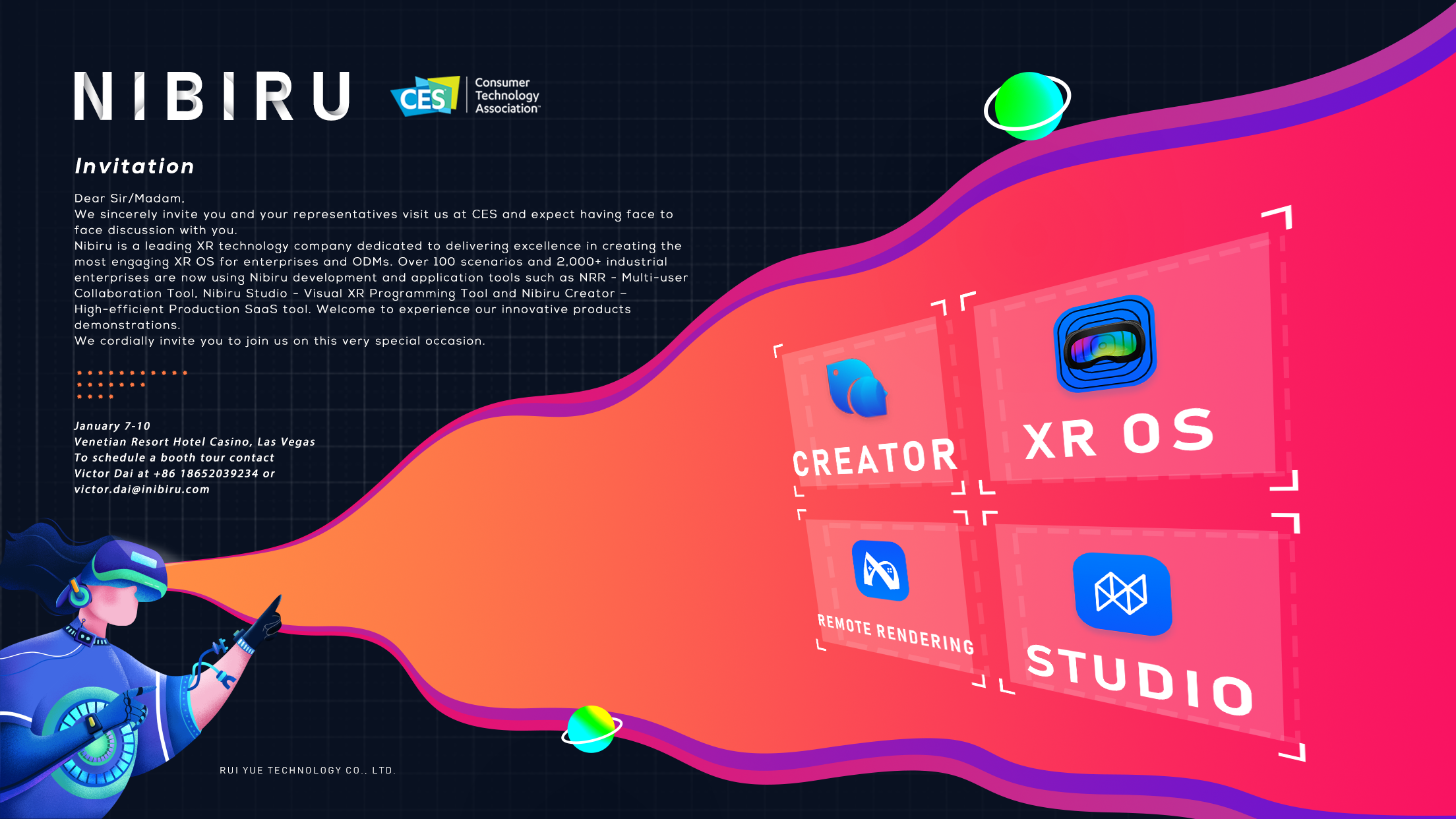 CES 2020：Nibiru多人协作方案发布 ，获海外客户好评_VR陀螺