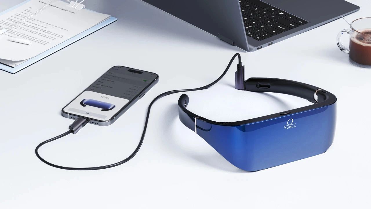 【CES2025】莲偶科技展出VR眼镜VR Visual-Z_VR陀螺