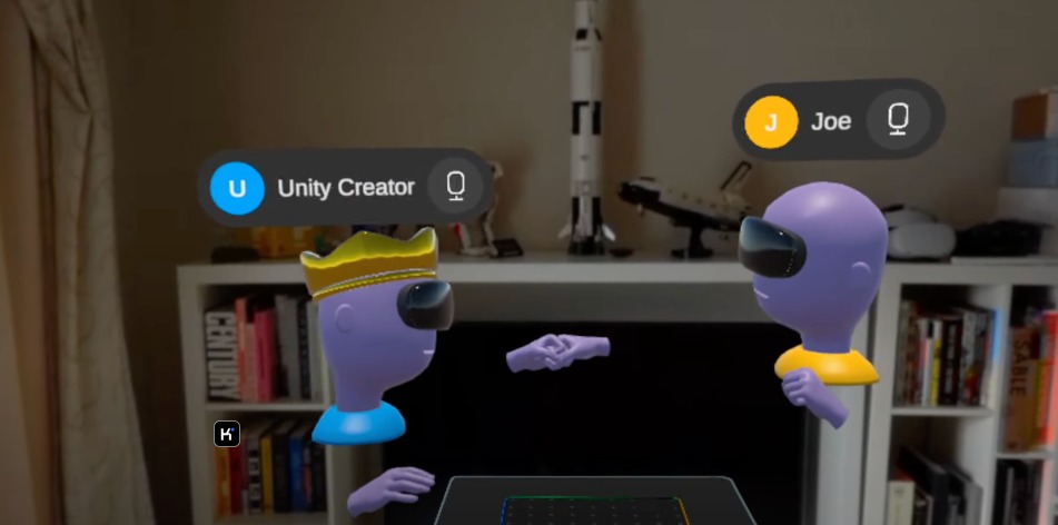 Unity推出MR多人游戏桌面模板_VR陀螺